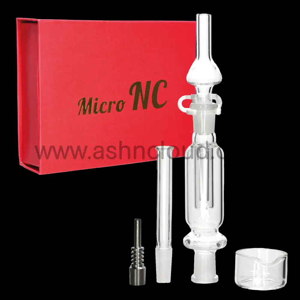5 in - BOX MICRO Glass Clear Nectar Collector Kit – Wholesale Ashncloud